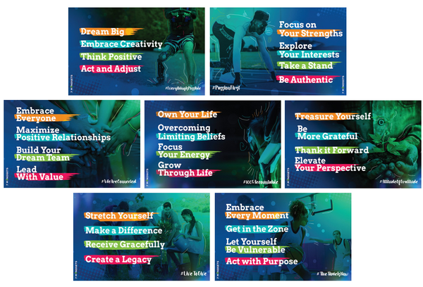 NEW 7 Mindsets Poster Set--Middle and High School - 7Mindsets